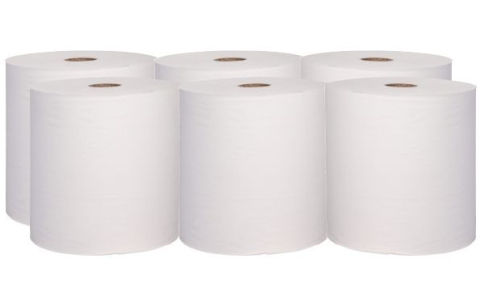 Papierhandtuchrollen und Papierrollenspender